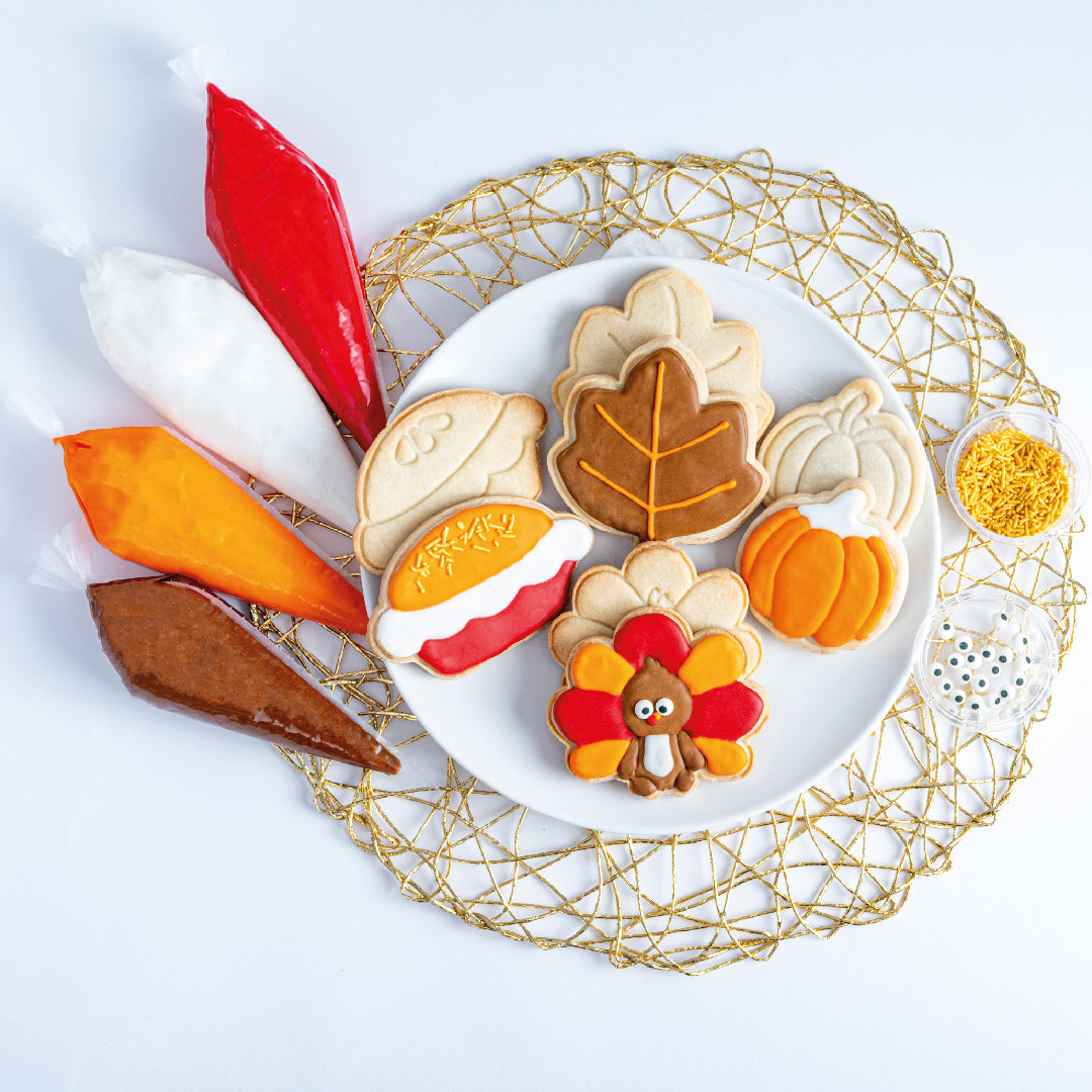 DIY Thanksgiving Cookie Decorating Kit Delivery Nationwide