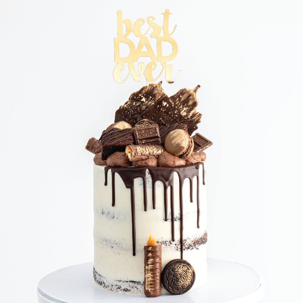 Best Dad Ever Cake for Father's Day - LA-wide Delivery