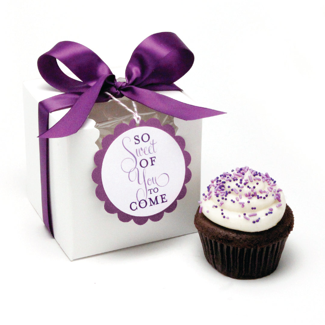 Personalized Cupcake Favor Boxes
