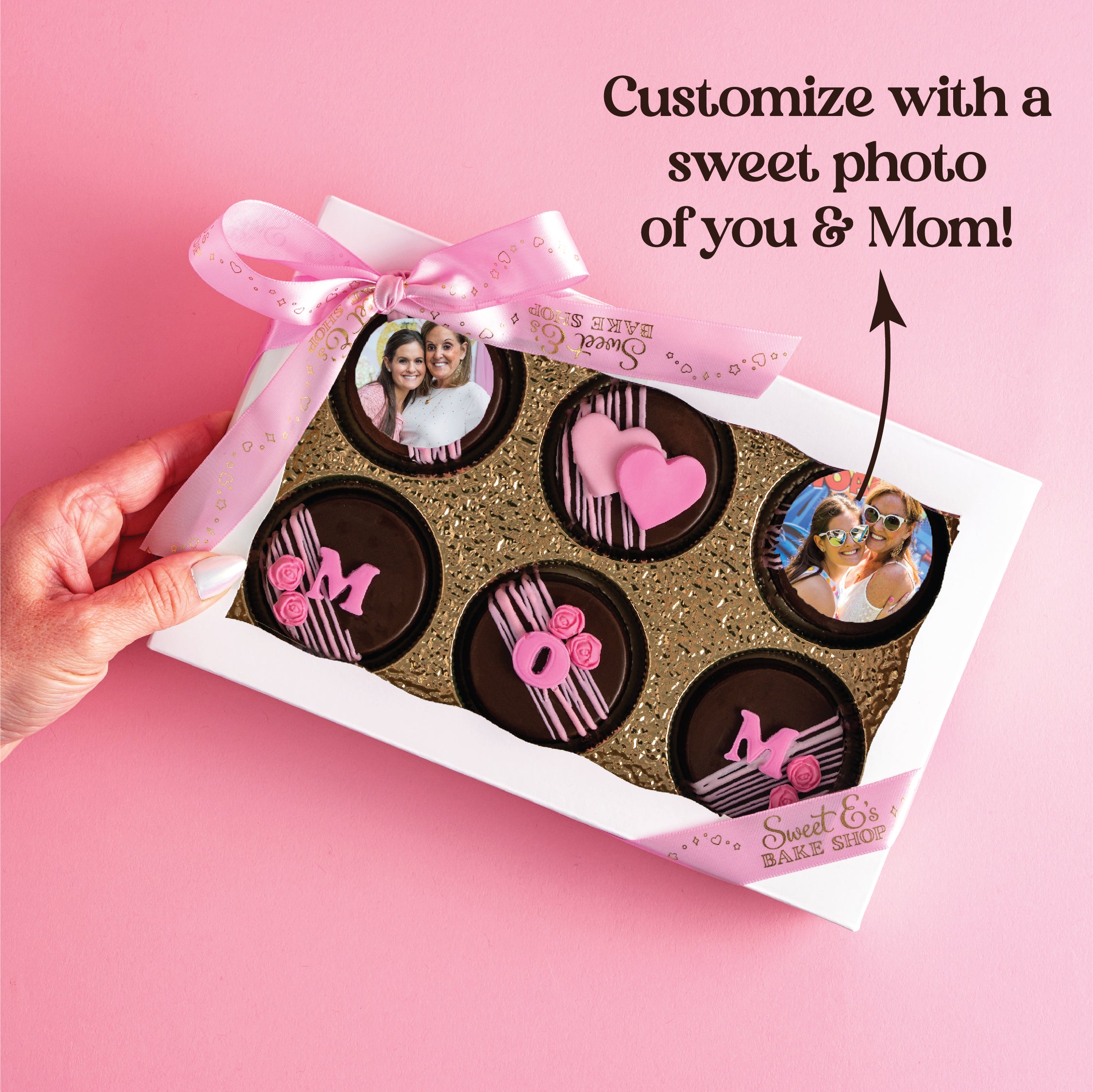 Custom Mother's Day Chocolate Covered Oreos (6 Pc) Delivered Nationwide