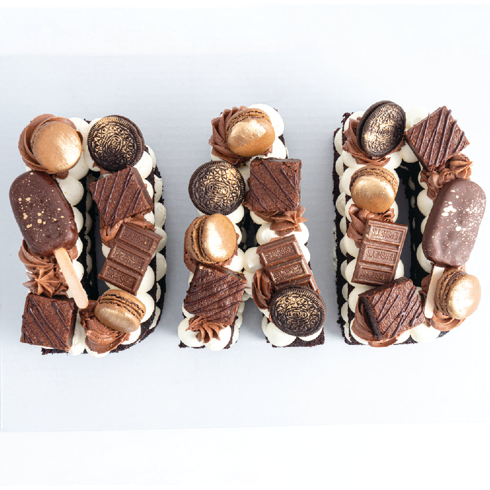 DAD Letter Cake for Father's Day - LA-wide Delivery