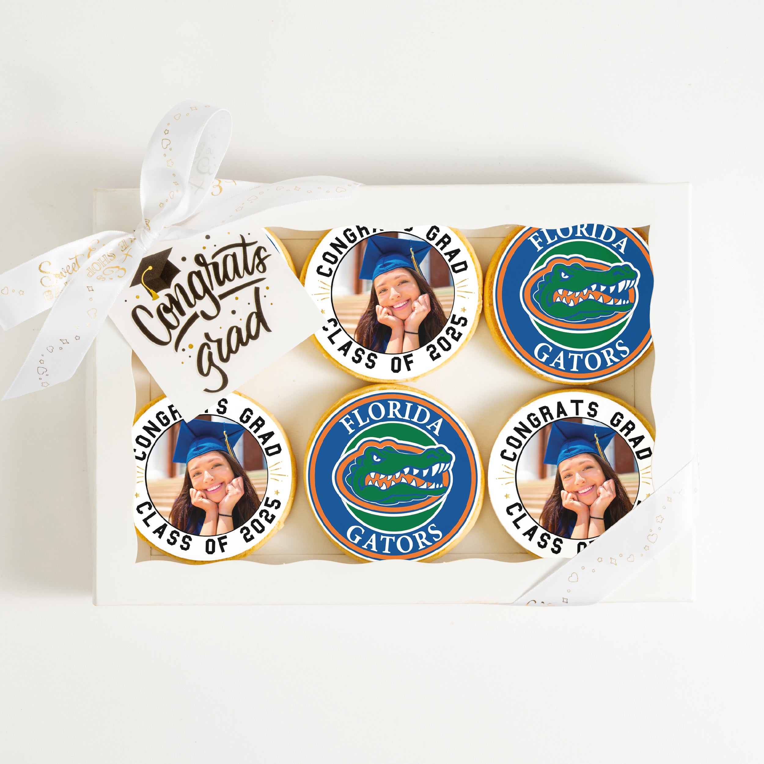 Custom Grad Cookies - University of Florida Graduation Cookies