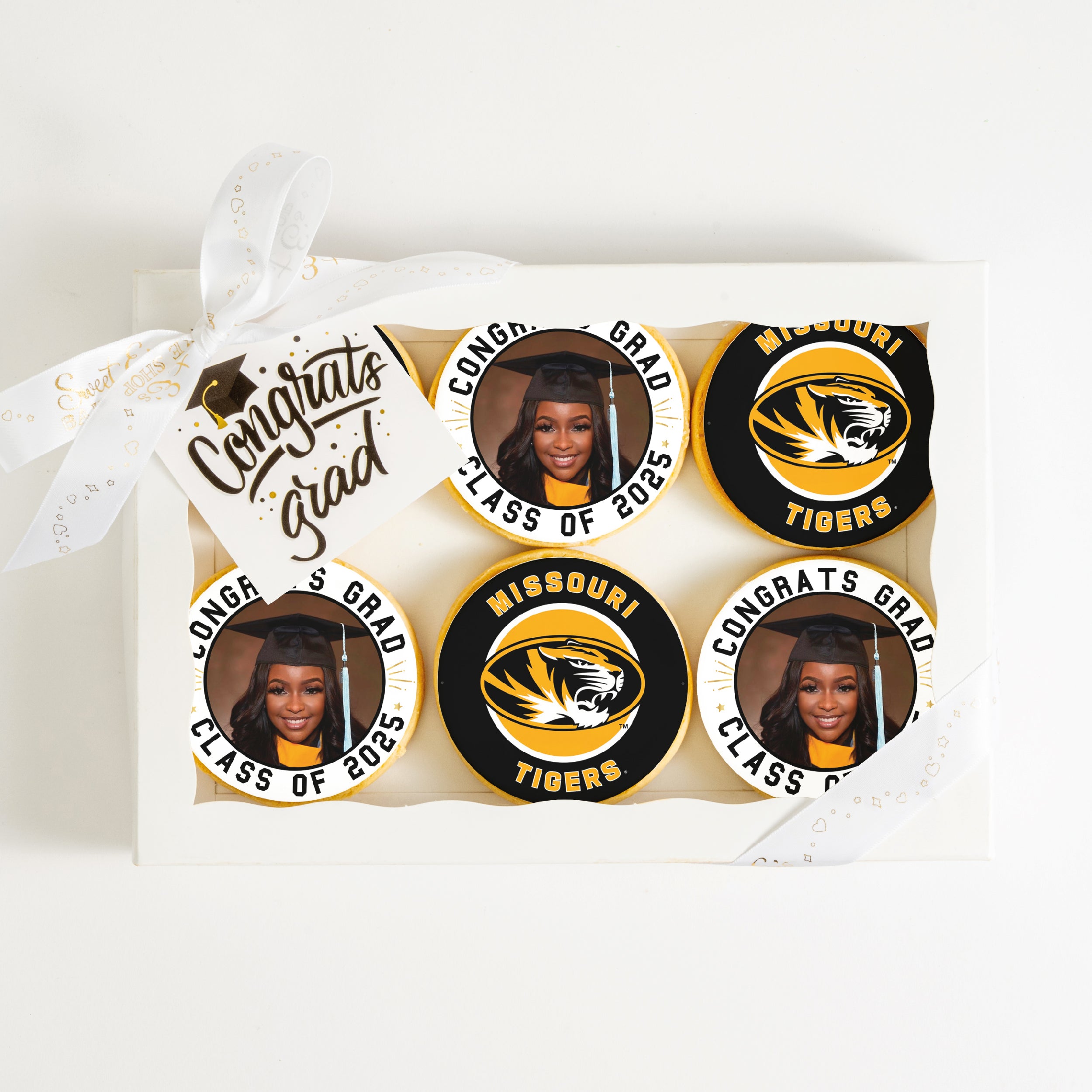 Custom Grad Cookies - University of Missouri Graduation Cookies