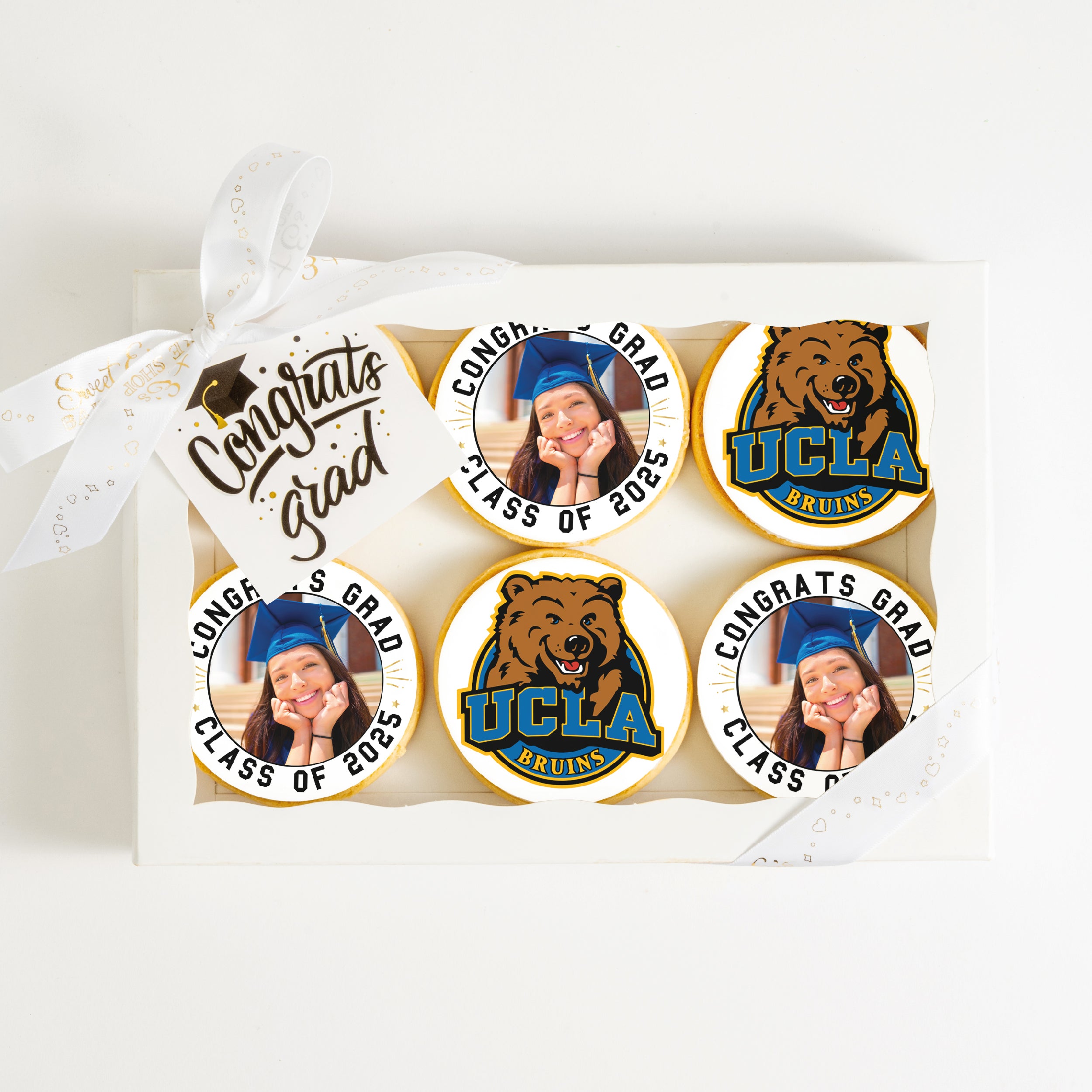 Custom Grad Cookies - UCLA Graduation Cookies