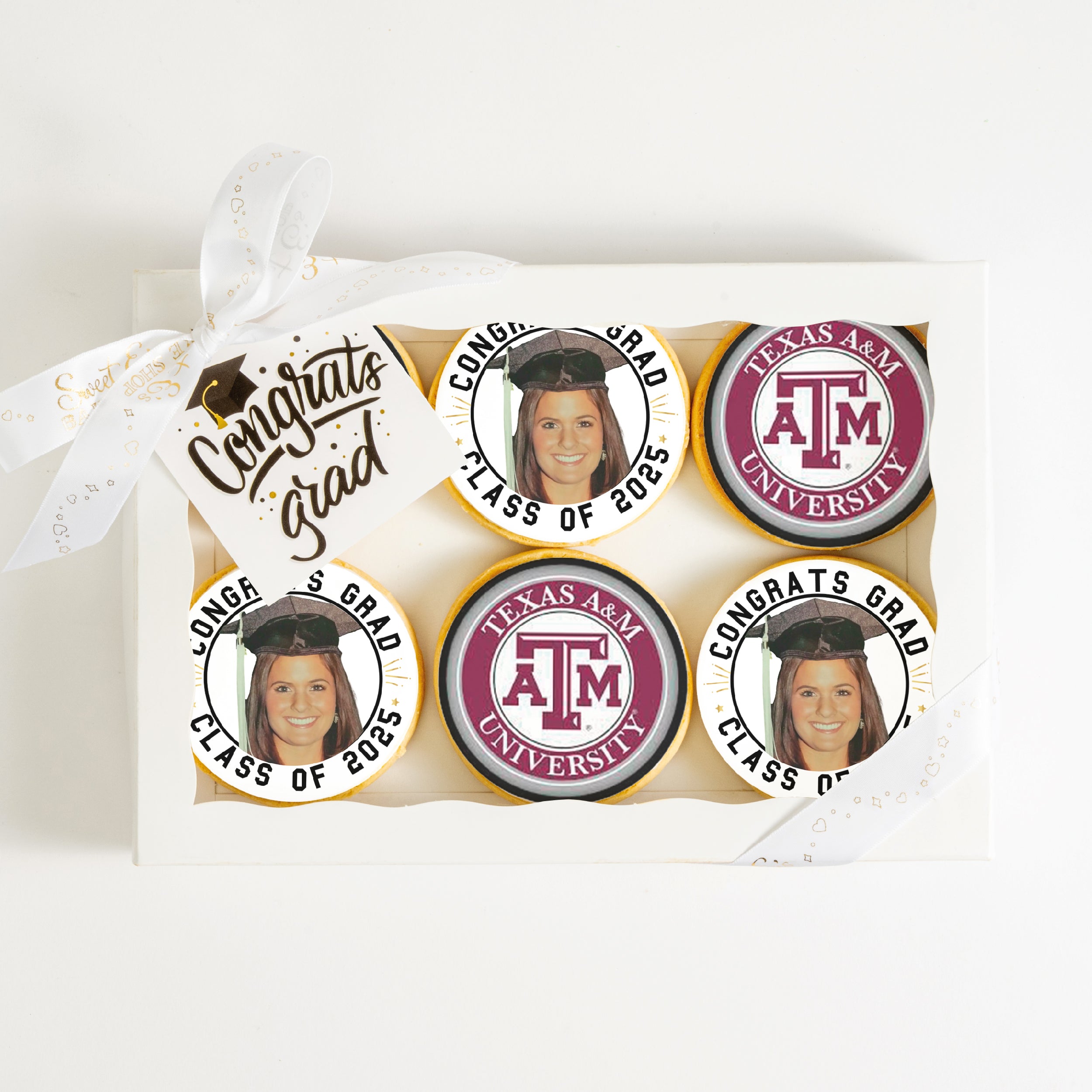 Custom Grad Cookies - University of Texas A&M Graduation Cookies