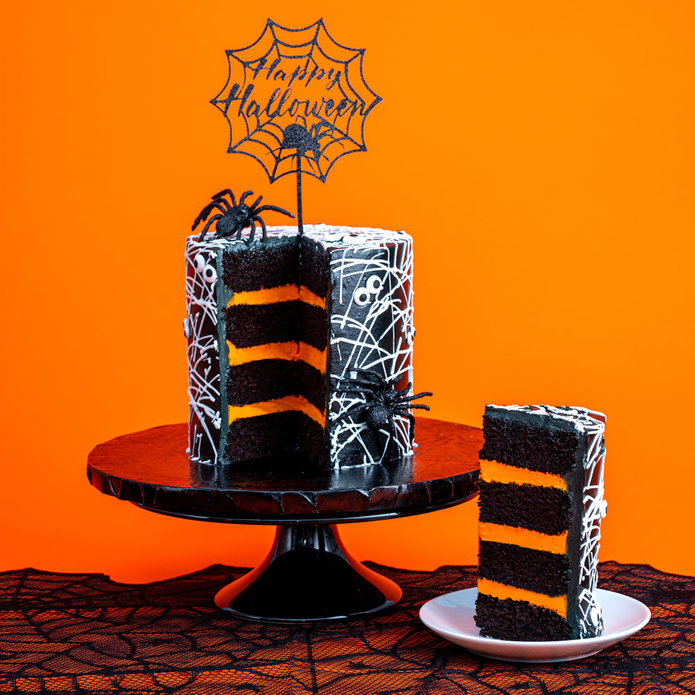 Spooky Spider Web Cake - Spooky Halloween Cake Delivery in Los Angeles