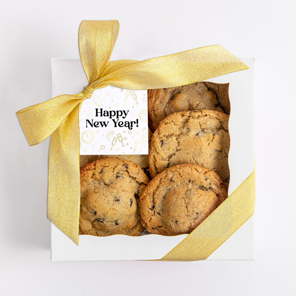 Happy New Year Stuffed Cookies Box Delivery