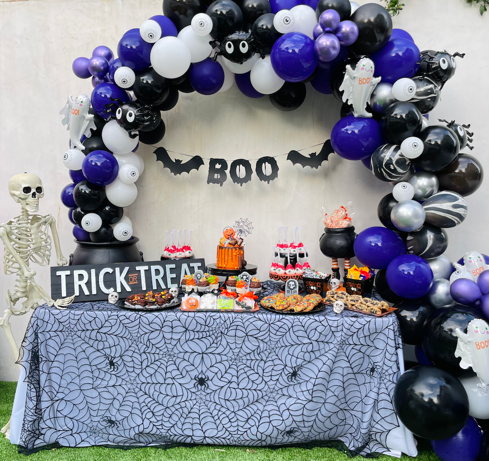 Trick or Treat Dessert Table for Halloween Party