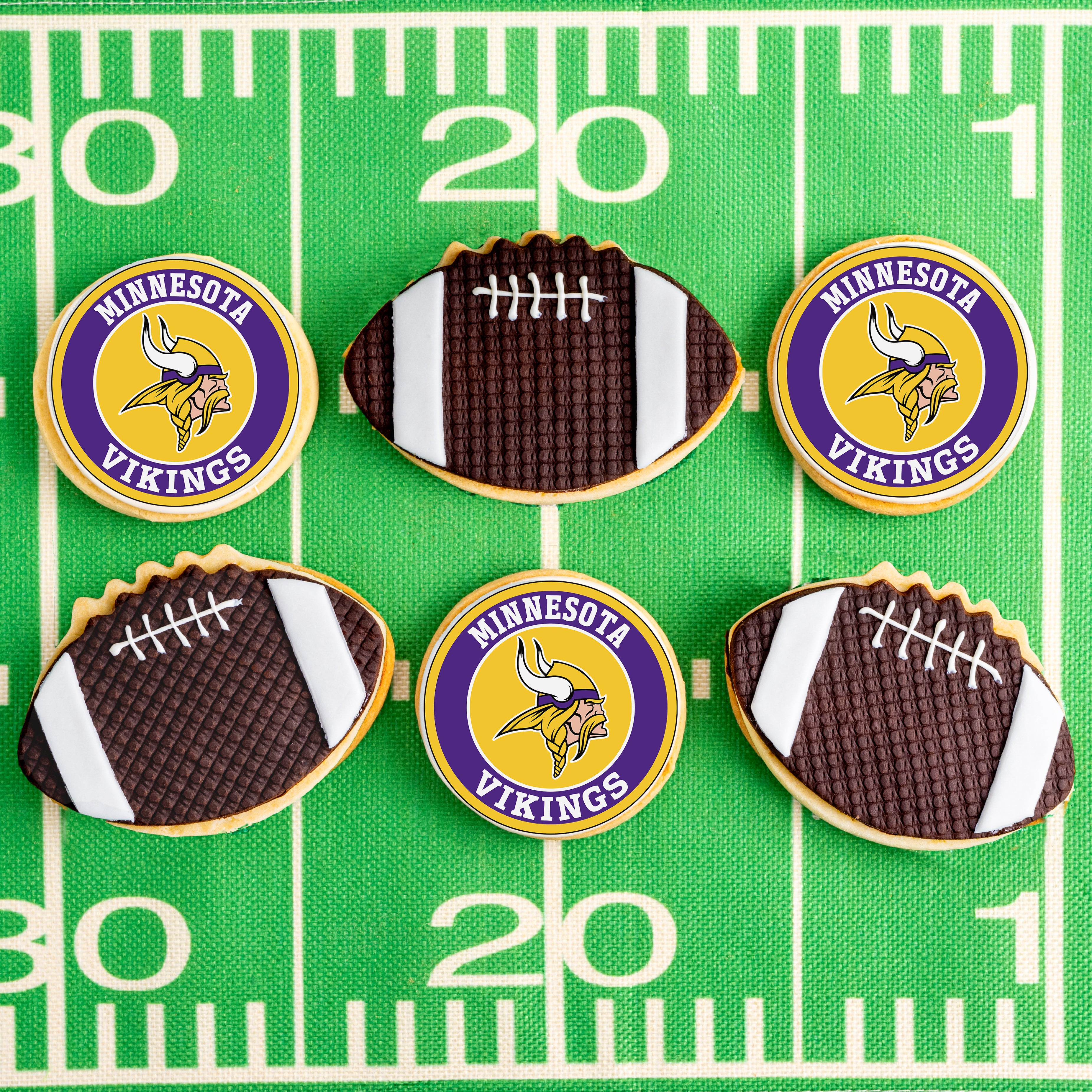 Minnesota Vikings Football Cookies