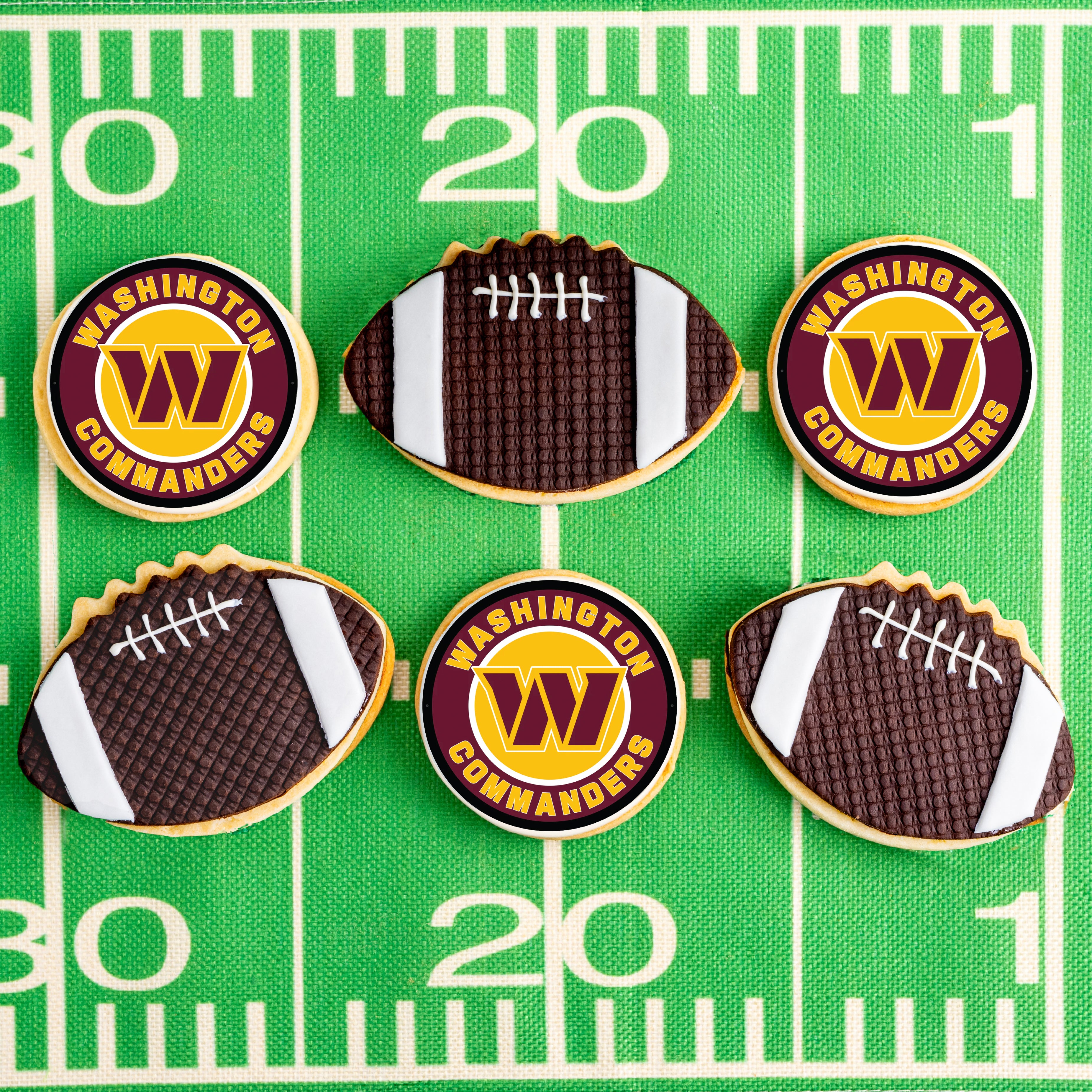 Washington Commanders Football Cookies Delivery Nationwide