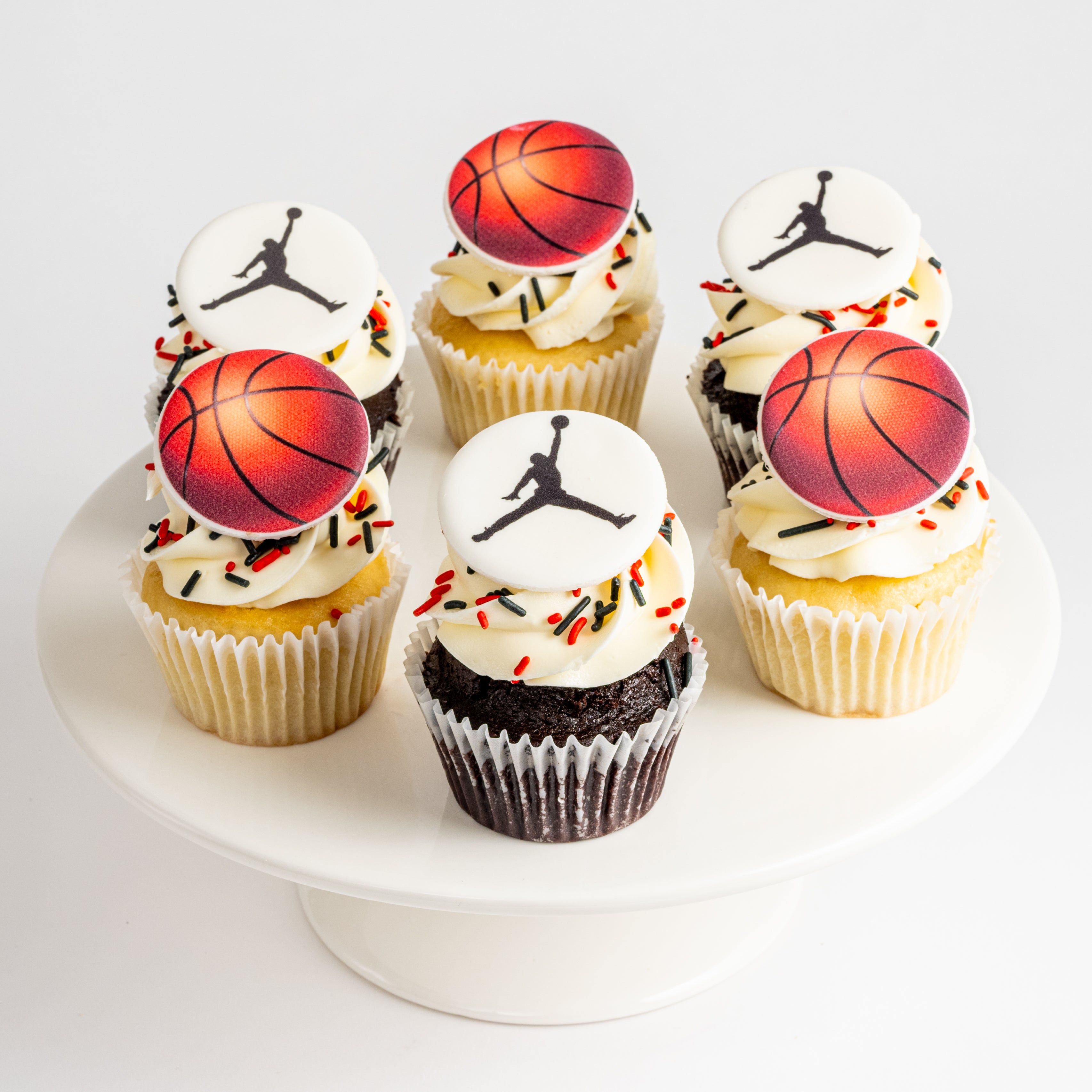 Jordan Logo Cupcakes Delivery Los Angeles - Sweet E's Bake Shop