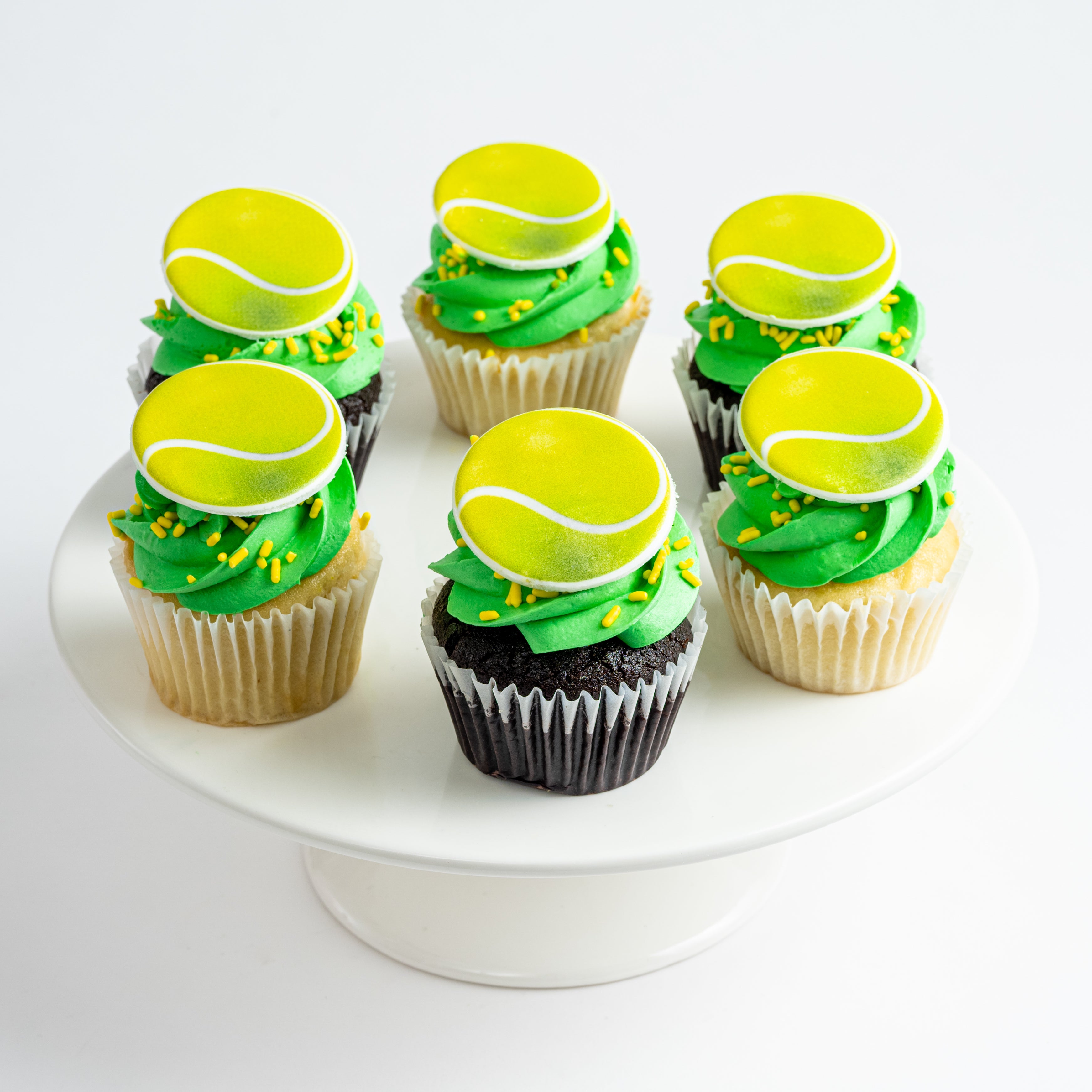 Tennis Cupcakes Delivery Los Angeles - Sweet E's Bake Shop