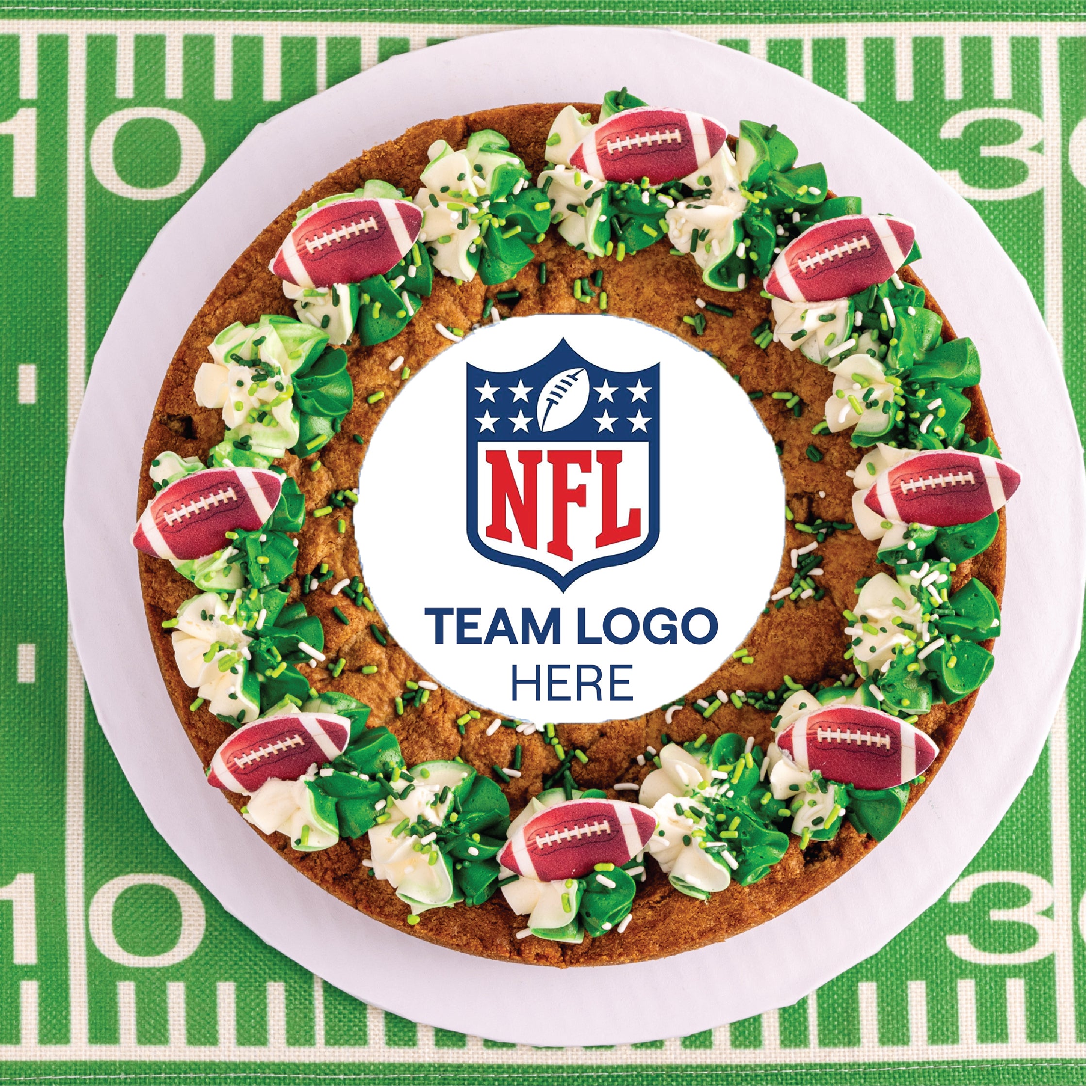 Football Team Cookie Cake Delivery Los Angeles