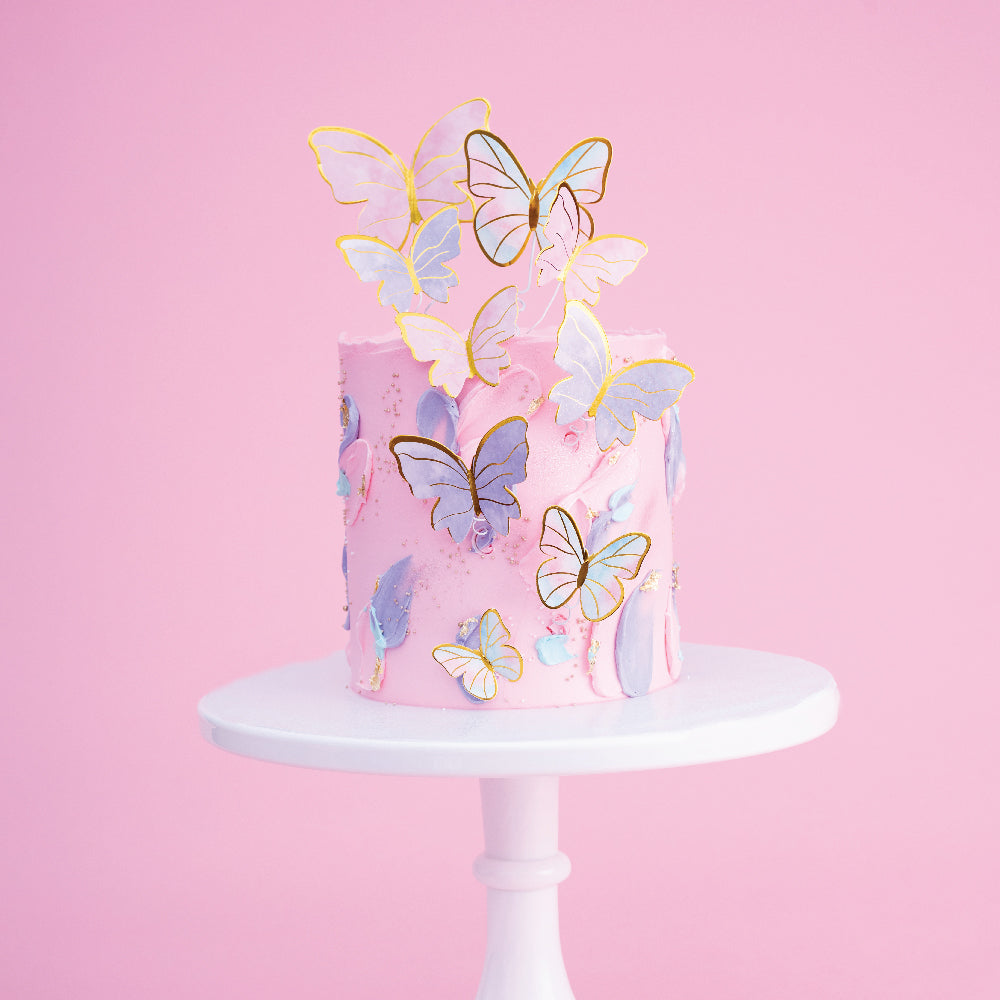 Happy Birthday Butterfly Cake Butterfly Themed Cake: A Whimsical And