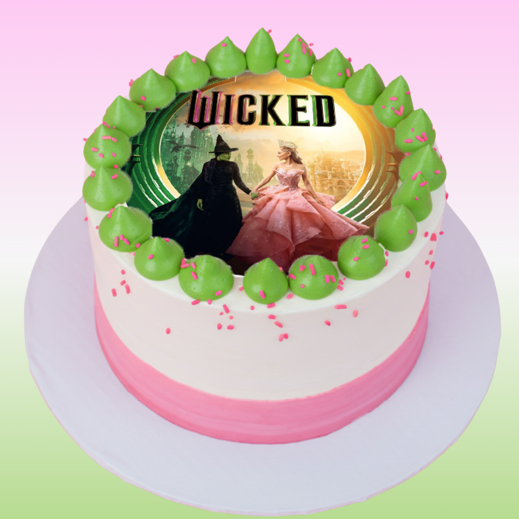 Wicked Movie Signature Cake