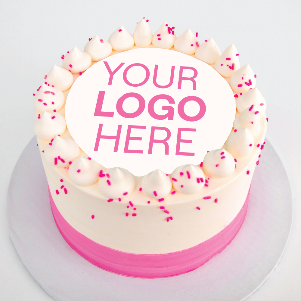Custom Logo Cake Delivery Los Angeles