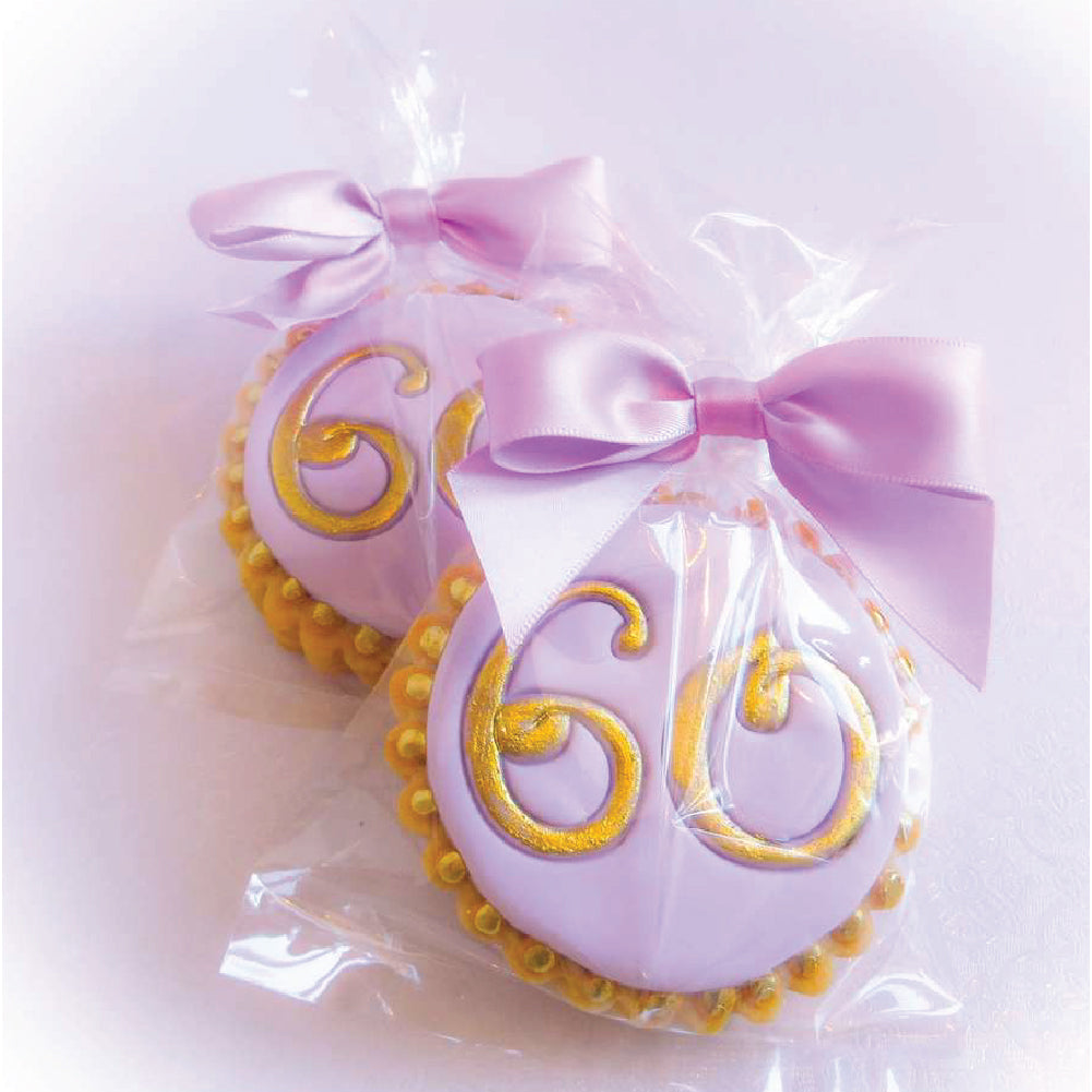 60th Birthday Cookies