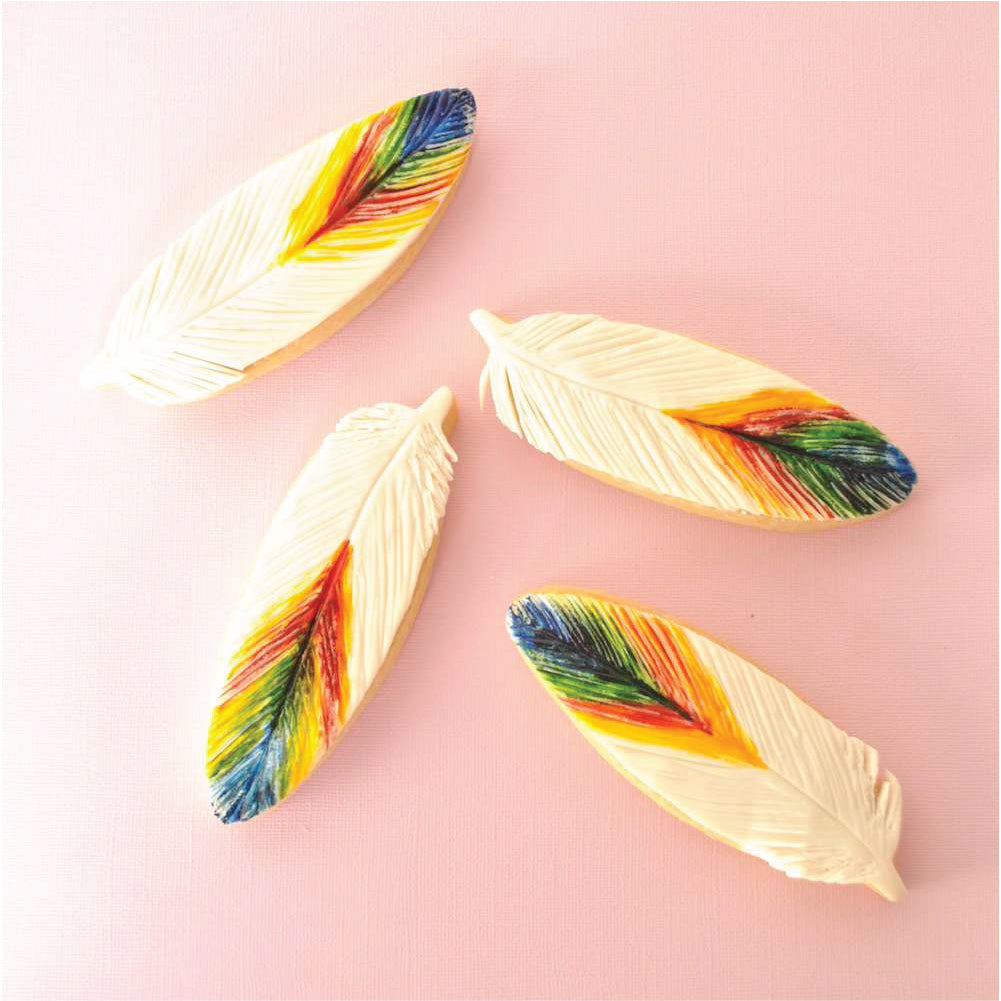Feather Cookies