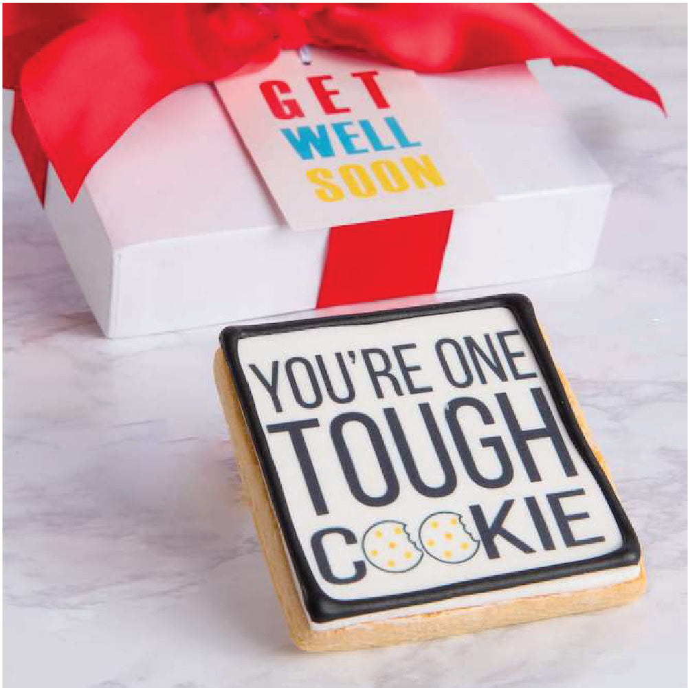 Get Well Soon Single Decorated Cookies