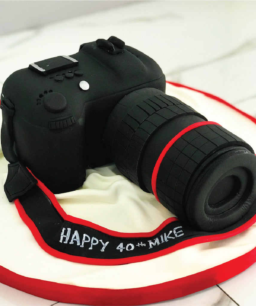 Happy Birthday Camera Cake