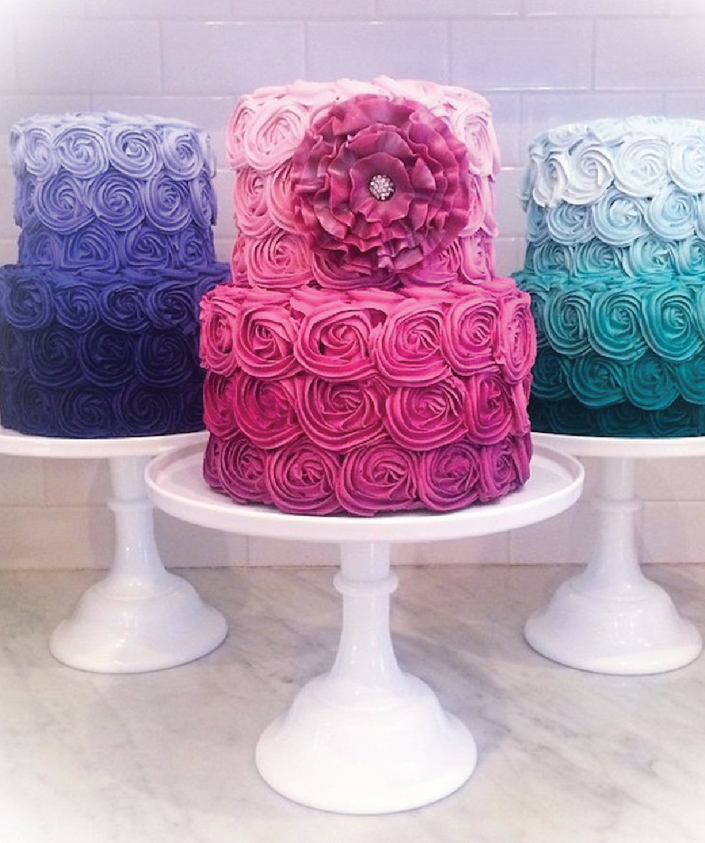 Ombre Rosette Cakes Delivery Los Angeles