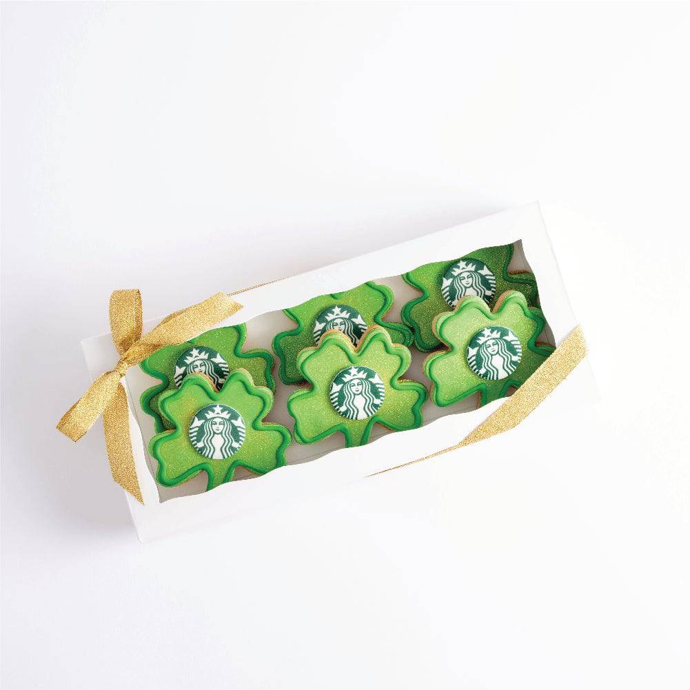 St. Patrick's Day Logo Cookies Gift Box Delivered Nationwide