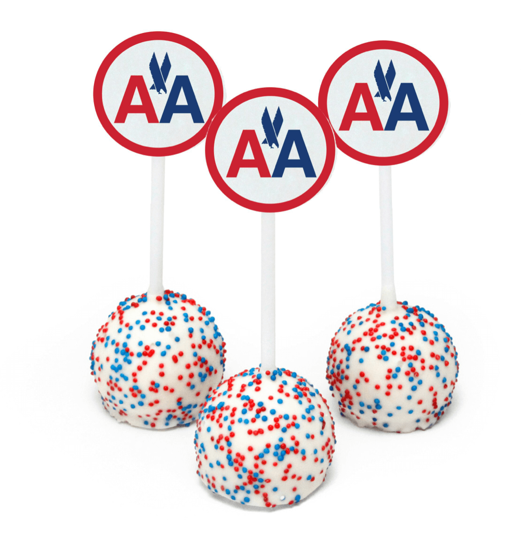 American Airline Cake Pops