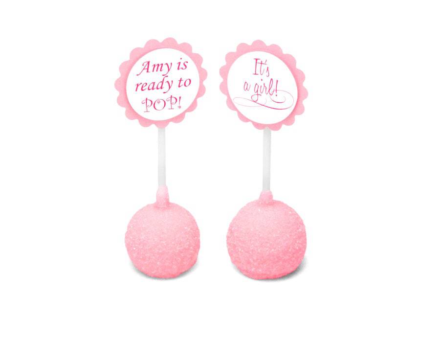 Baby Shower Cake Pop Tags Bridal & Baby Showers | Sweet Shop