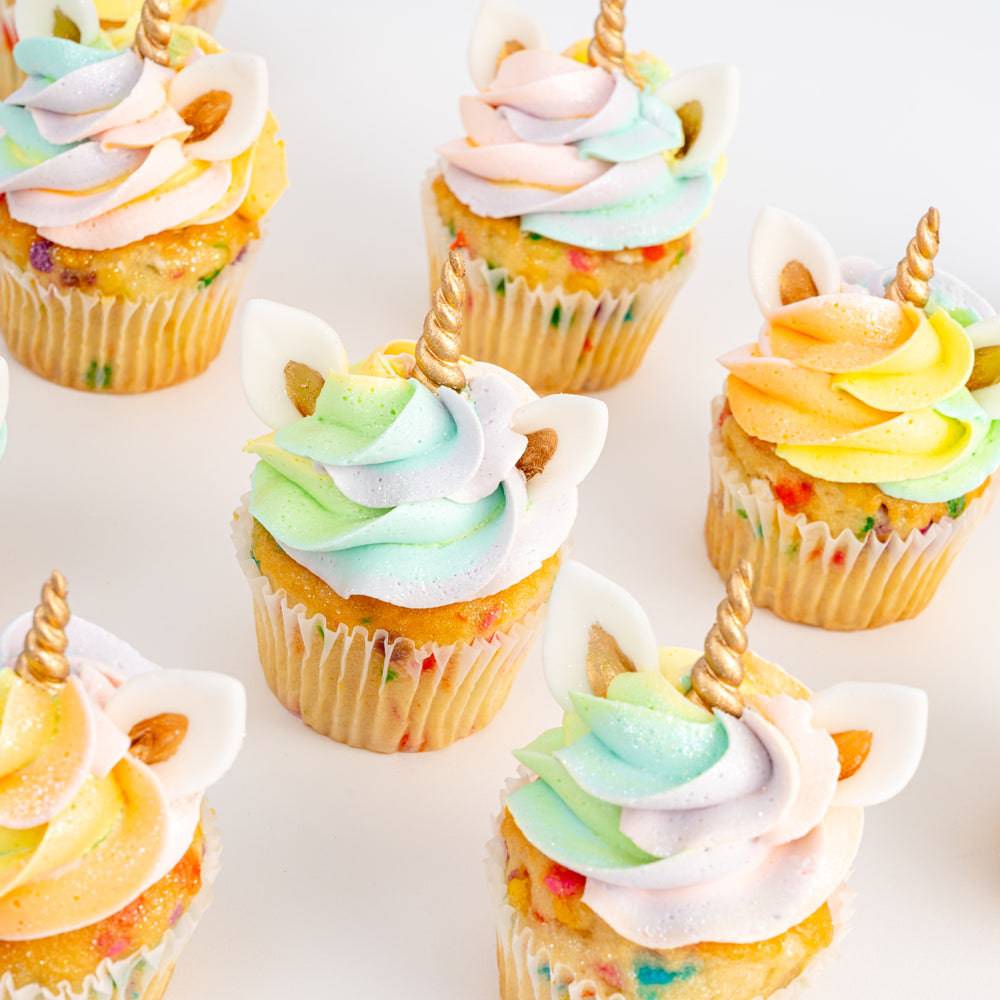 Magical Unicorn Rainbow Cupcakes | Order Birthday Delivery in Los Angeles