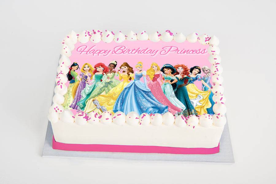 Disney Princess Sheet Cake Delivery Los Angeles