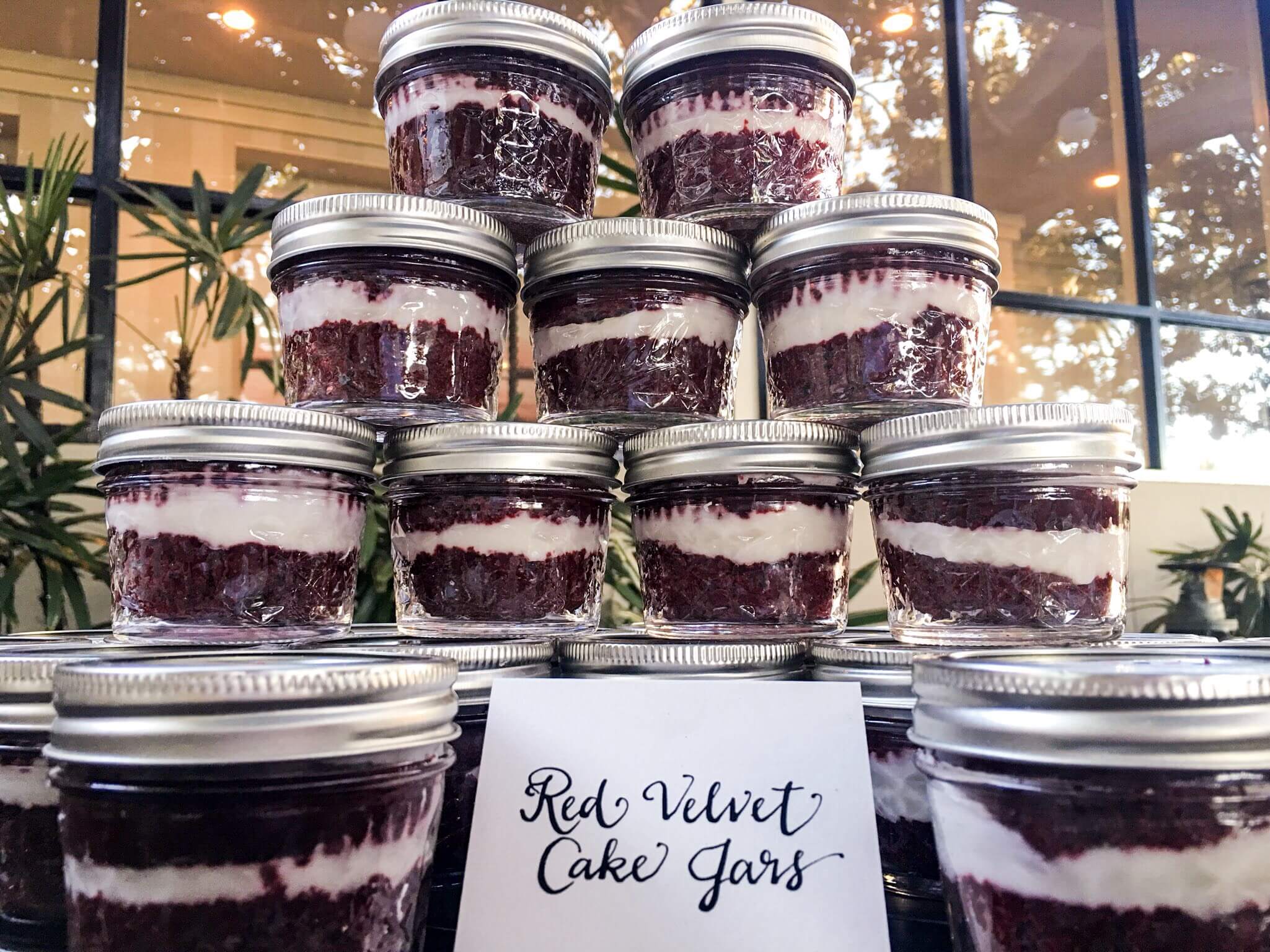 Mini Cake Jars Red Velvet