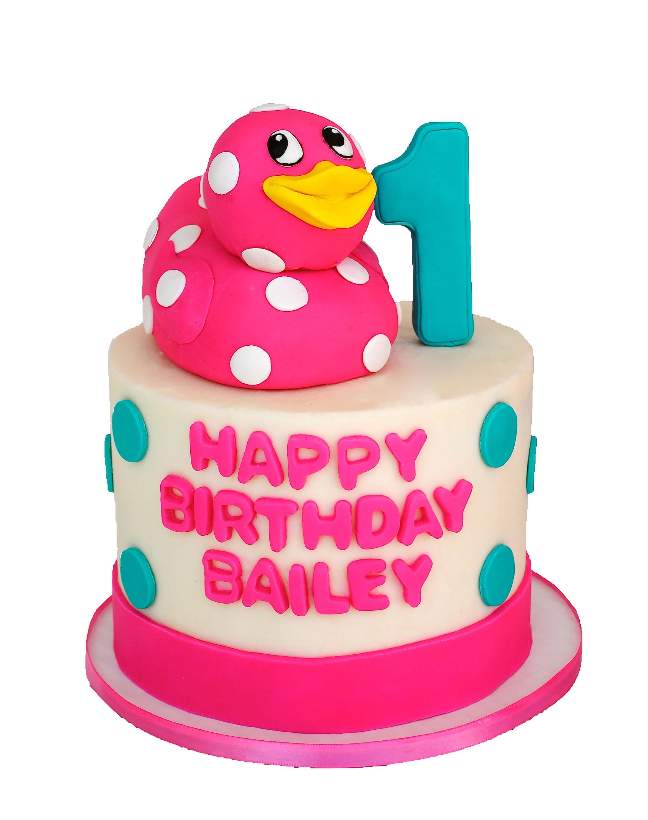 Pink Duckie Cake