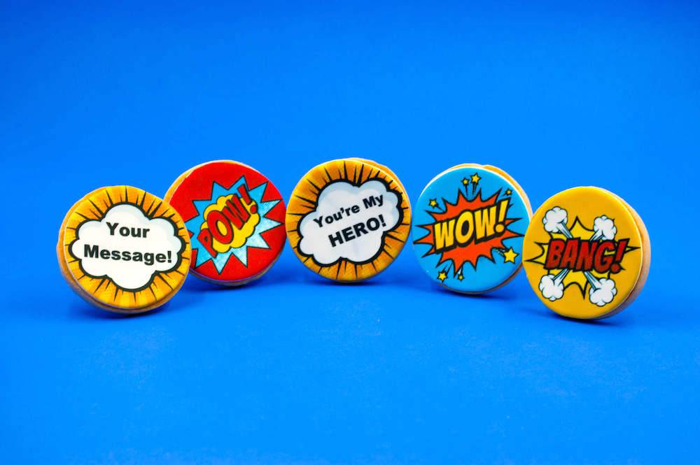 Superhero Bubble Cookies