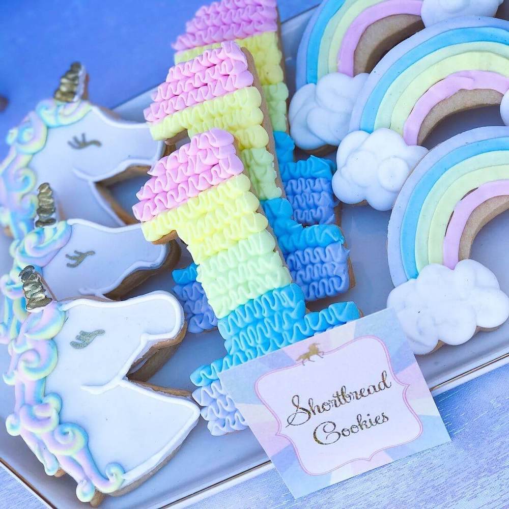 Unicorn Rainbow Cookies